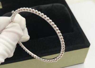 China Simplicity 18K White Gold Diamond Bangle Bracelet For Women's Gift for sale