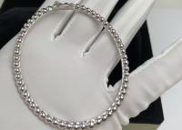 China Simplicity 18K White Gold Diamond Bangle Bracelet For Women's Gift for sale