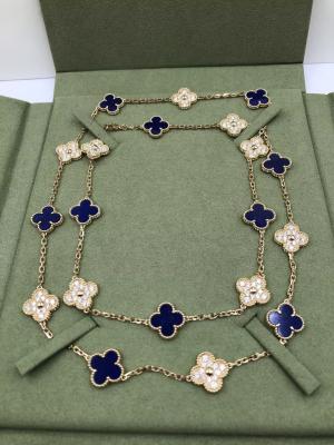 China Women's VVS 18K Gold Diamond Necklace Luxury Yellow Gold for sale