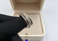 China Luxury Serpenti 18K Gold Diamond Ring Custom Unisex Yellow Gold for sale