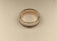 China Luxury Serpenti 18K Gold Diamond Ring Custom Unisex Yellow Gold for sale