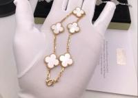 China White Mother Of Pearl 18K Gold Bracelet for sale