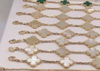 China White Mother Of Pearl 18K Gold Bracelet for sale