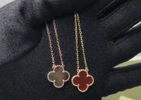 China Alhambra Pendant 18K Gold Necklace for sale