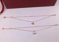 China Adjustable Mother Of Pearl 18 Karat Gold Bracelet Women'S 18k Real Gold for sale