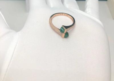China Thin 18K Gold Diamond Ring for sale