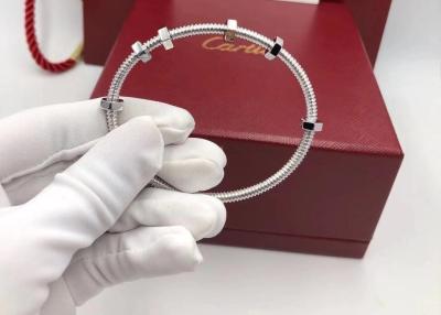 China High End Certified B6049617 18K White Gold Bracelet , 18k Gold Bracelet For Ladies for sale