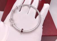 China High End Certified B6049617 18K White Gold Bracelet , 18k Gold Bracelet For Ladies for sale