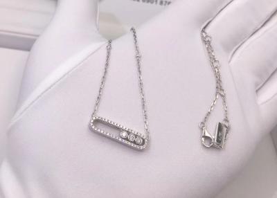 China customized 18K White Gold Necklace for sale