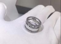 China Real Gold Glossy Stylish Certified White Gold Wedding Bands For Women for sale