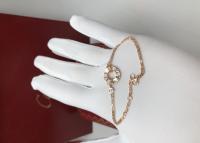 China Stylish Certified 18K Rose Gold Handmade Bangles Gold For Girlfriend for sale