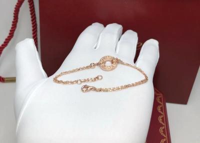 China Stylish Certified 18K Rose Gold Handmade Bangles Gold For Girlfriend for sale