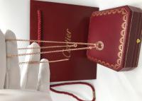 China Womens Customized Handmade Luxury 18K Gold Necklace With Diamond for sale