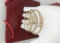 China Thin Juste Un Clou Fashionable B6066117 18K Gold Bracelet Without Diamonds for sale