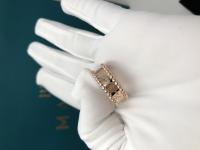 China Certified 18k Gold Vintage Rose Gold Engagement Rings No Gemstone for sale