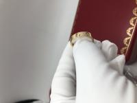 China Customized Brilliant Cut Diamond 18K Gold Jewelry , 18k Gold Wedding Band for sale