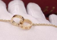 China Handmade Customized Size 18k Yellow Gold Bracelet For Ladies for sale