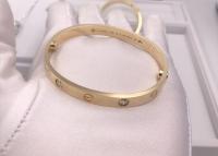 China B6035917 4 Diamond 18K Gold Diamond Bracelet As Birthday Gift for sale