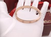 China Brand Jewelry Love Bracelet  18K Gold Jewelry Rose Gold 4 Diamond Vvs Diamond for sale