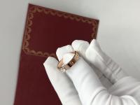 China 0.3 Carats Brilliant Cut Diamond 18K Gold Engagement Ring , Love Solitaire Ring for sale