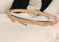 China Vintage 18K Gold Diamond Bracelet for sale