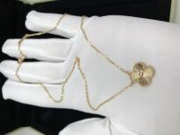 China VCARP4KL00 42cm Chain 18K Gold Necklace Vintage For Girlfriend for sale
