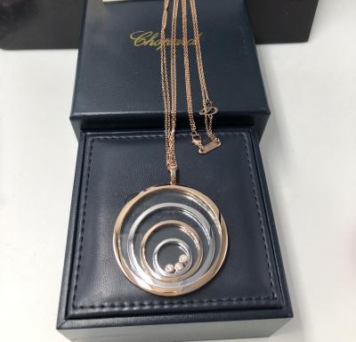China Fashionable Finished Personalized Diamond Jewelry Chopard Happy Spirit Pendant for sale