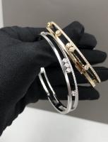 China Elegant Moving Diamond 18K Gold Diamond Bracelet  For Engagement for sale