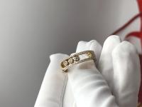 China US Size 6 Half Empty Memorable Moving Diamond Ring ,  Messika Ring Gold for sale