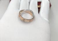 China Stylish B4094600 0.19 Carat Real Diamond Engagement Rings For Women for sale