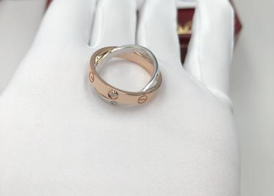 China Stylish B4094600 0.19 Carat Real Diamond Engagement Rings For Women for sale