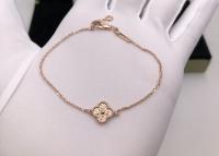 China Attractive Classic Handmade Sweet Alhambra Bracelet For Young Girl for sale