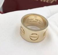 China Fashionable Love Thick Ring 18K Gold Jewelry 18K Thick Gold Band Ring for sale