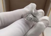 China Stylish 0.66 Carats 18K Gold Diamond Ring , 18kt White Gold Diamond Engagement Ring for sale