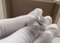 China Stylish 0.66 Carats 18K Gold Diamond Ring , 18kt White Gold Diamond Engagement Ring for sale
