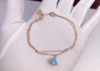China Vintage Bvlgari Divas Dream Bracelet , 18K Gold Jewelry With Turquoise for sale