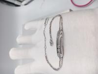 China Classical Fashionable 18K Gold Diamond Bracelet , White Gold And Diamond Bracelet for sale