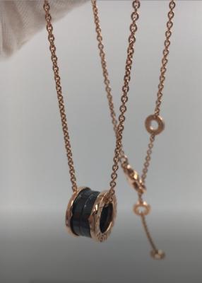 China Pink Gold CL855762 B Zero1 Vantage Real Gold Chains With Black Ceramic for sale