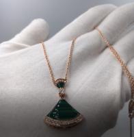 China Stylish CL857473 Bvlgari Divas Dream 18K Gold Necklace With Malachite for sale