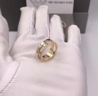 China Anti Tarnish 0.21 Carat 18K Gold Diamond Ring Hypoallergenic for sale