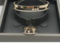 China Glossy Messika Stylish Certified Moving Diamond Ring For Wedding for sale