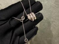 China 18K White Gold serpenti viper necklace VVS Diamond 45cm length for sale