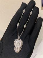 China sapphire 18k Gold Diamond Necklace VVS For Valentine'S Day for sale