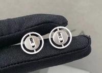 China Messika 18K White Gold Diamond Earrings VVS Diamond Elegant Stylish Move Earrings for sale