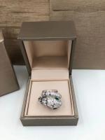 China Full Diamond VVS 18K Gold Diamond Ring SERPENTI SEDUTTORI Ring White Gold for sale