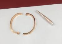 China Women'S Love 18K Gold Jewelry Rose Gold No Gemstone Jewelry Certificate for sale