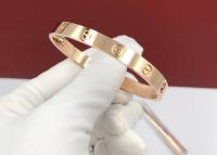 China Women'S Love 18K Gold Jewelry Rose Gold No Gemstone Jewelry Certificate for sale