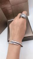 China Luxurious Bvlgari 18K Gold Diamond Bracelet With Full VVS Diamonds for sale