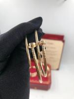 China Thin Juste Un Clou 18K Gold Jewelry Yellow Gold VVS Diamonds for sale