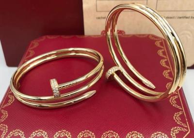 China Customized Just In Clo 18K Gold Diamond Bracelet Women'S Yellow Gold for sale